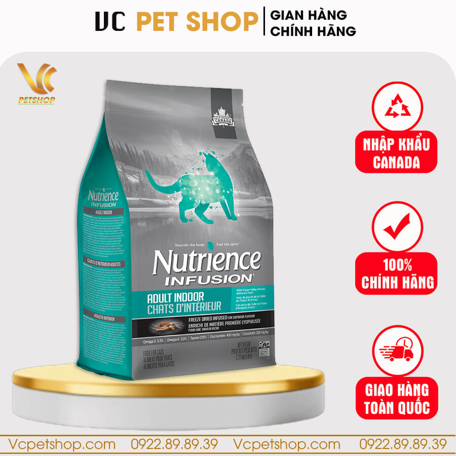 Thức Ăn Hạt Nutrience Infusion Cho Mèo Trưởng Thành - VC Pet Shop
