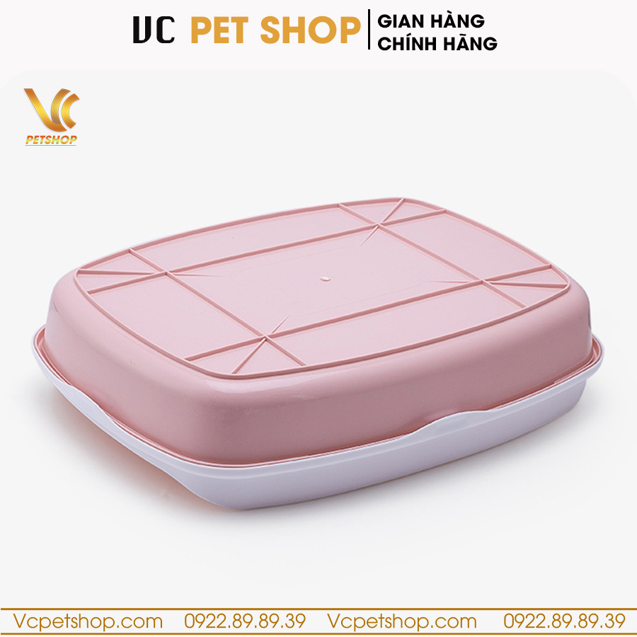 Chậu Cát Vệ Sinh Cho Mèo Kèm Xẻng VCVS01 - VC Pet Shop