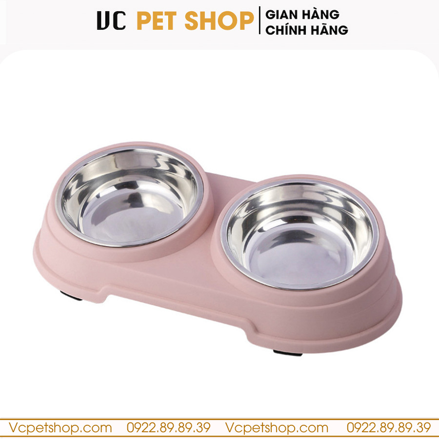 Bát Ăn Chống Gù Cho Mèo Có Hộp Cao Cấp - VC Pet Shop