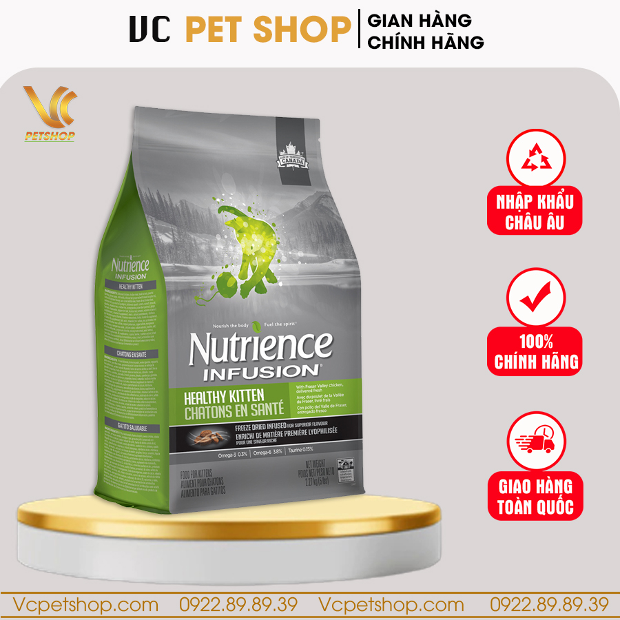 Thức Ăn Cho Mèo Con Nutrience Infusion - VC Pet Shop