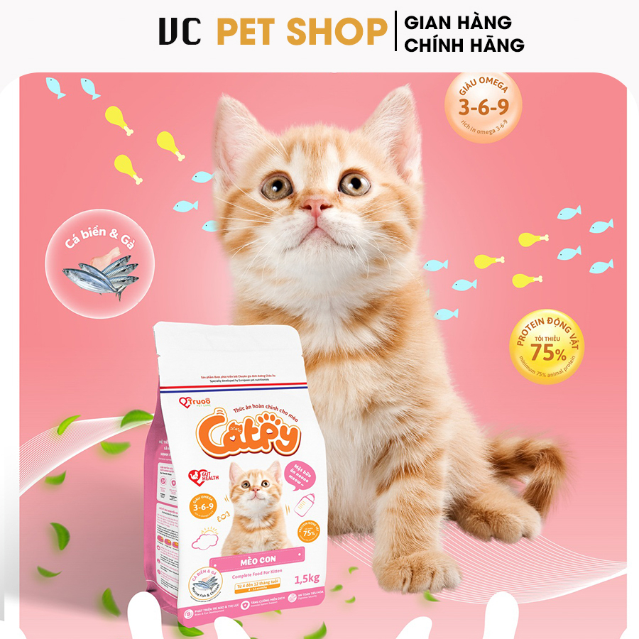 Thức Ăn Cho Mèo Con Catpy - VC Pet Shop